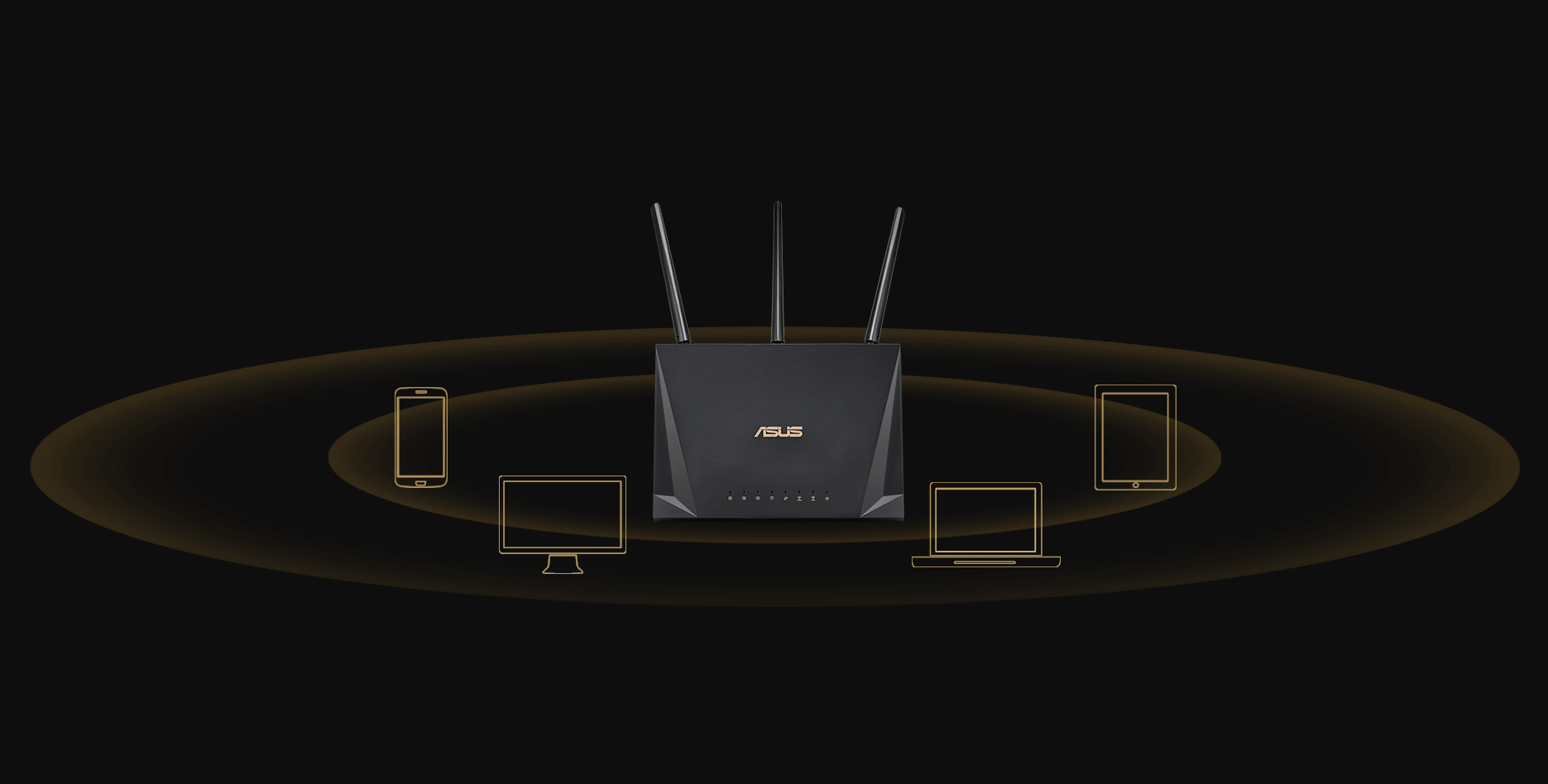 ASUS RT-AC1750 router - POWER.dk