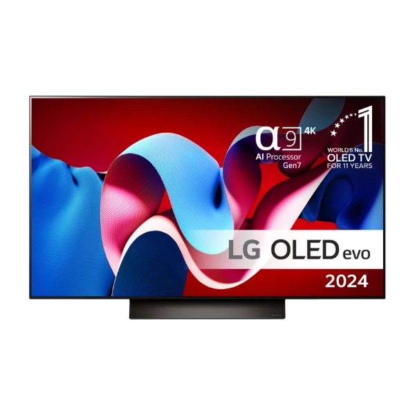 LG 48" OLED evo C4 4K TV OLED48C44LA - POWER.dk