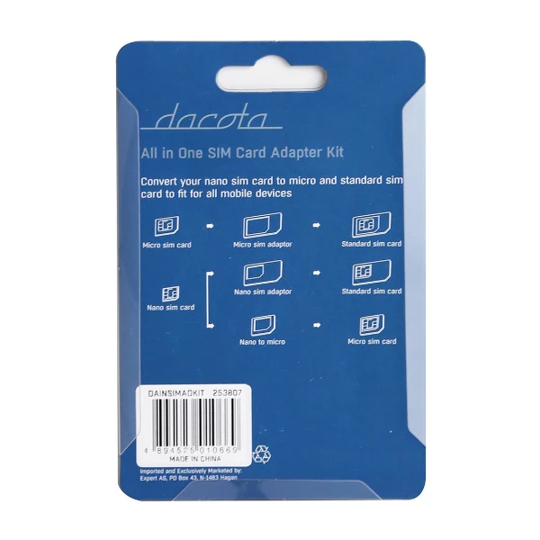 Dacota All In One Sim Adapter kit - Power.no