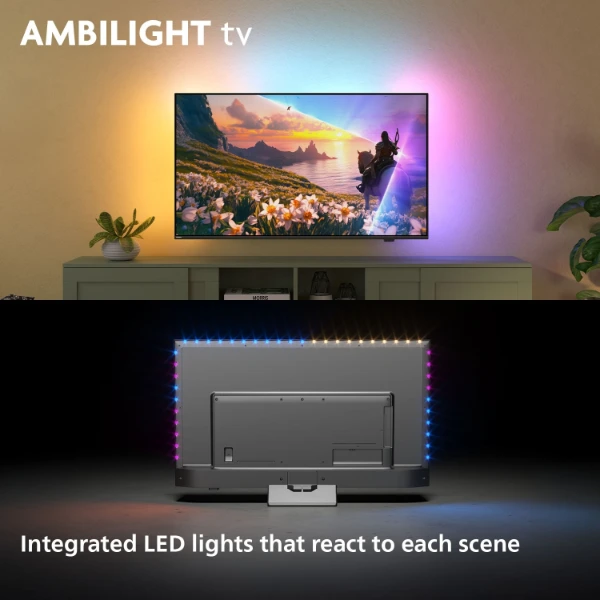 Philips 43" 4K QLED Ambilight TV (2025) 43PUS8600/12 - Power.fi