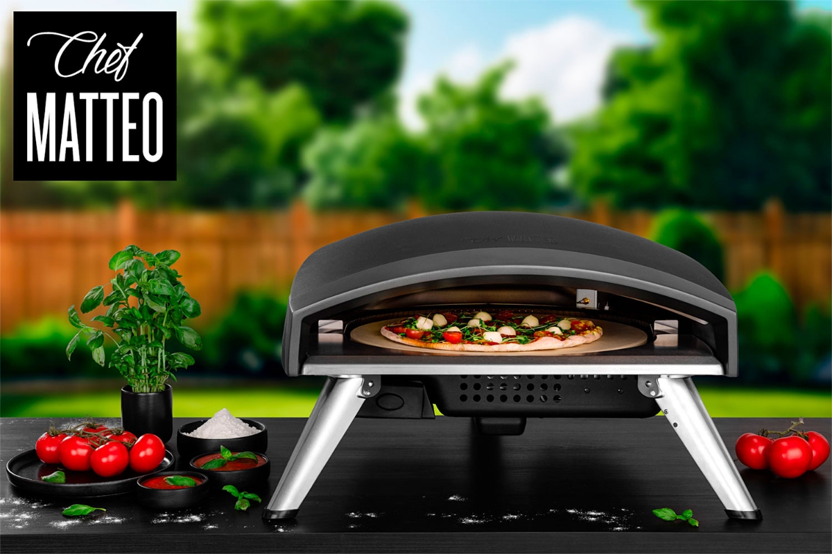 Chef Matteo Crosta 16" pizzaovn, gasdrevet - POWER.dk