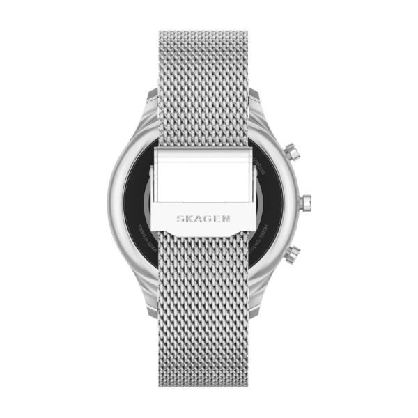 SKAGEN JORN GEN 6 HYBRIDI ÄLYKELLO 38 MM HOPEA/TERÄS MESH - Power.fi
