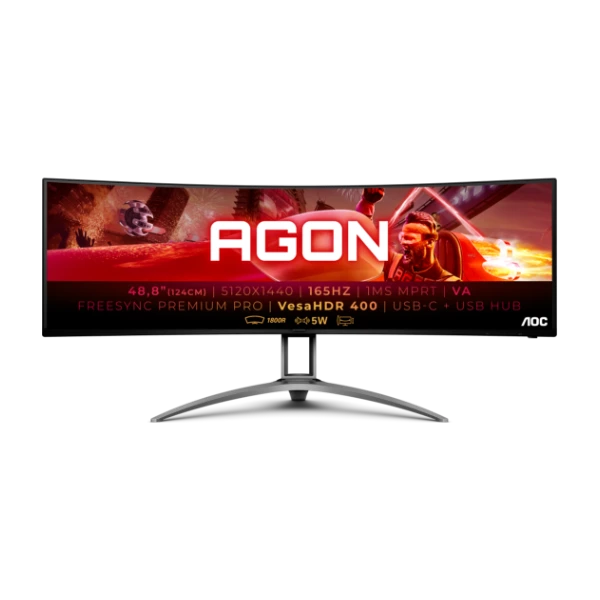 AOC AGON AG493UCX2 49" DQHD GAMING-SKÆRM - Power.dk