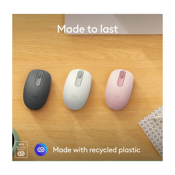 Logitech M196 -langaton Bluetooth-hiiri, luonnonvalkoinen - Power.fi