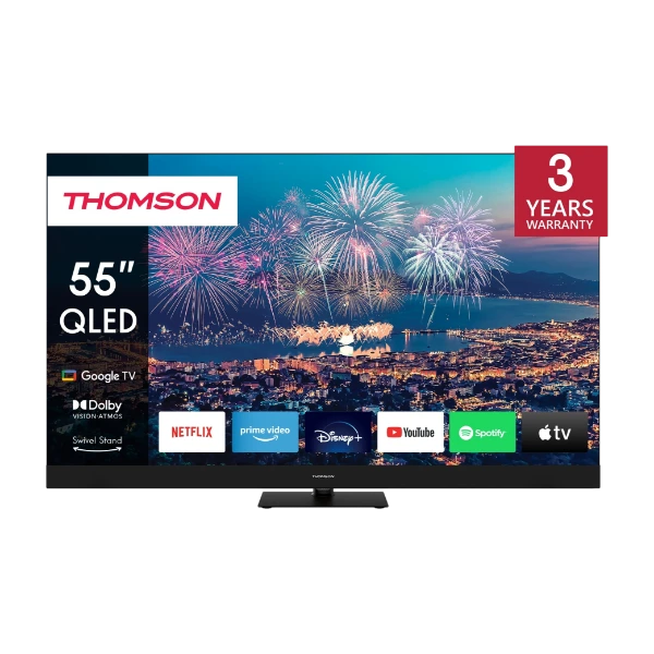 Thomson 55" 4K QLED Plus Google TV 55QG6C14 - POWER.dk