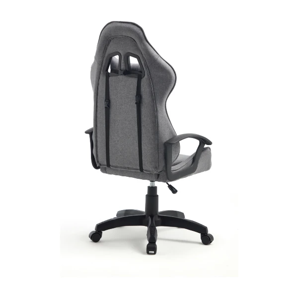 Dacota Gaming Falcon Fabric gaming stol, grå - POWER.dk