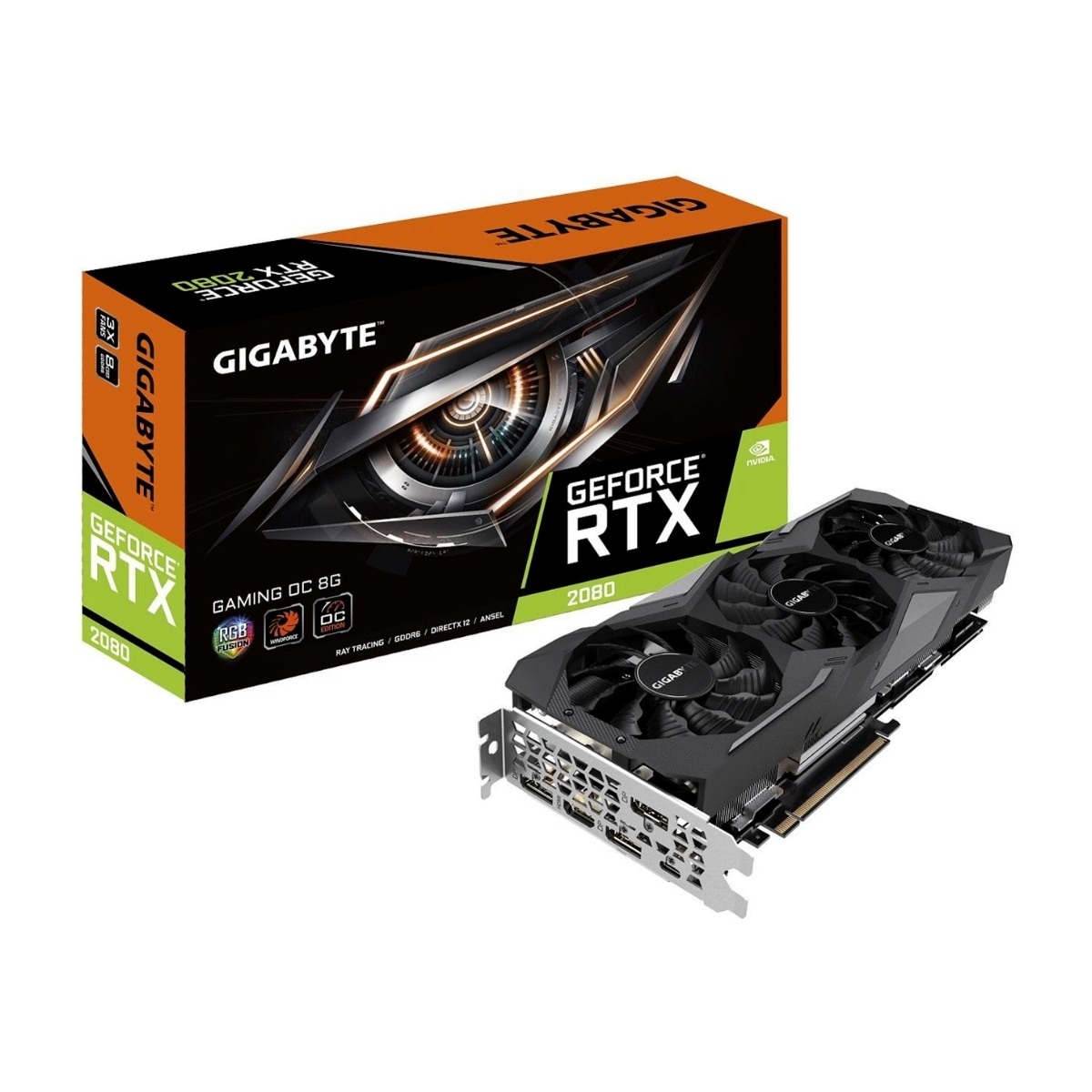 GIGABYTE GEFORCE RTX 2080 GAMING OC 8G - POWER.dk