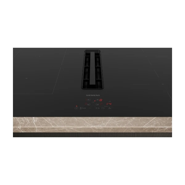 Siemens iQ300 ED811BS16E induktionshäll med inbyggd fläkt - Power.se