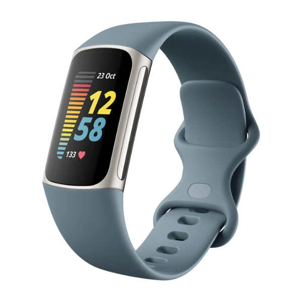 Fitbit Charge 5 Platinum/steel blue - Power.fi