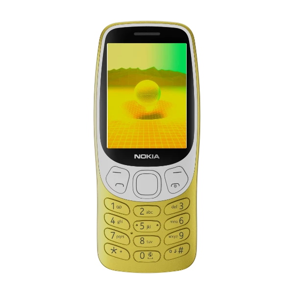 Nokia 3210 4G-mobiltelefon, Y2K Gold - Power.se