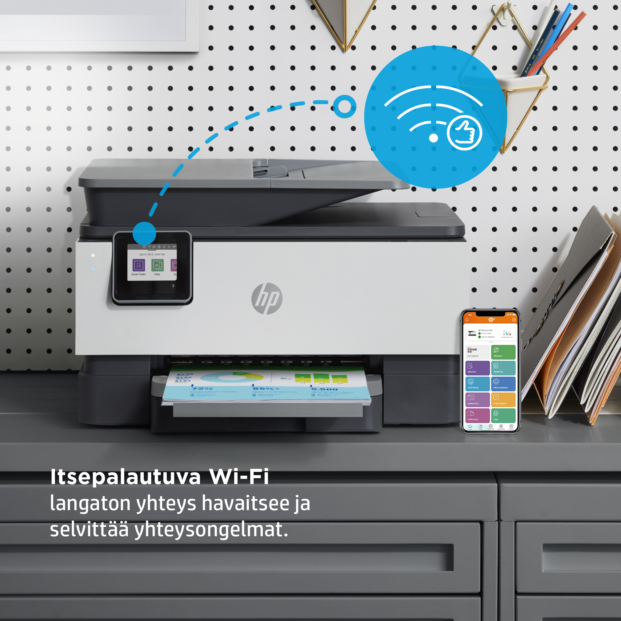 HP OfficeJet Pro 9012E All-In-One tulostin - Power.fi