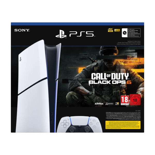Paket med PlayStation 5 Slim Digital Edition-konsol och Call of Duty ...