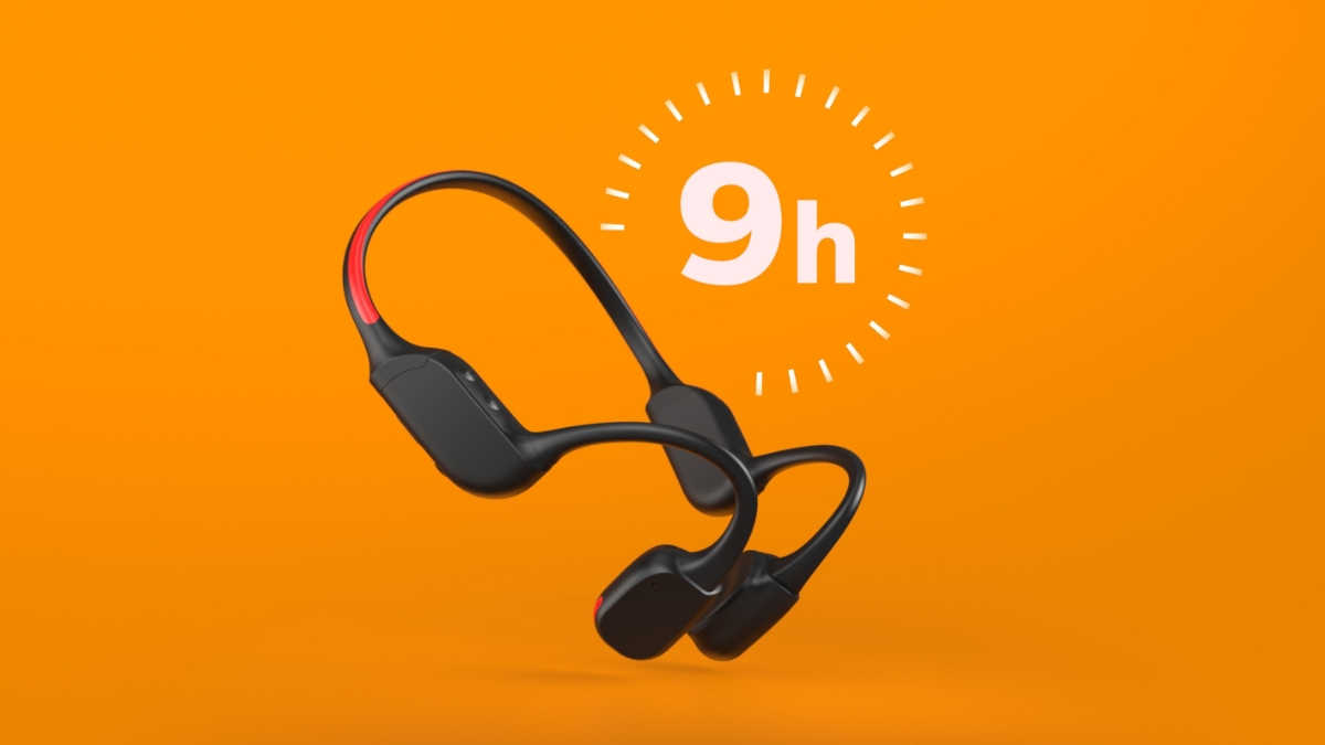 Philips Go A7607BK Bone Conduction Hörlurar, svart - Power.se