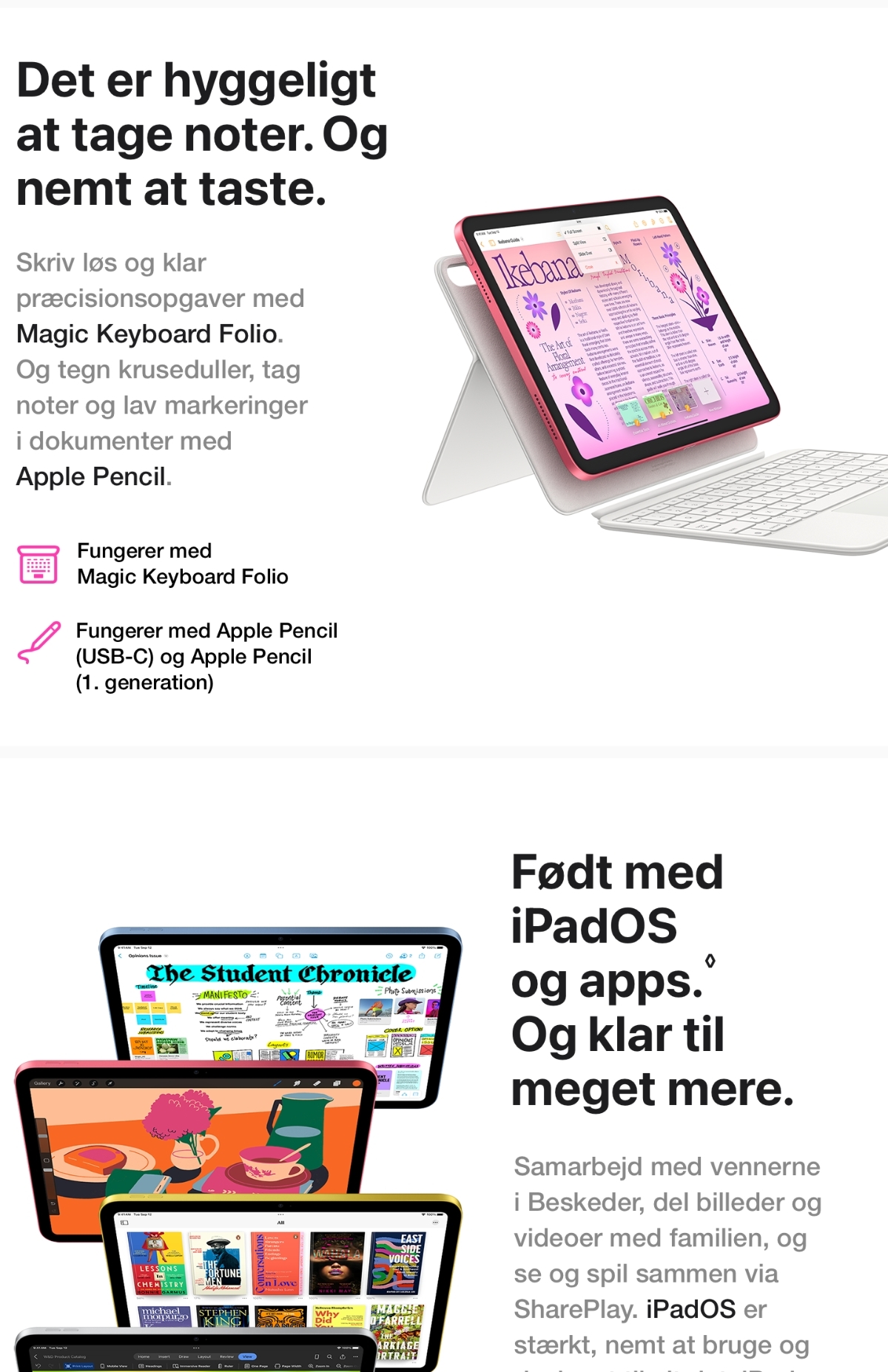 Apple iPad 10,9" (10. generation) Wi-Fi 64 GB 10,9", gul - POWER.dk