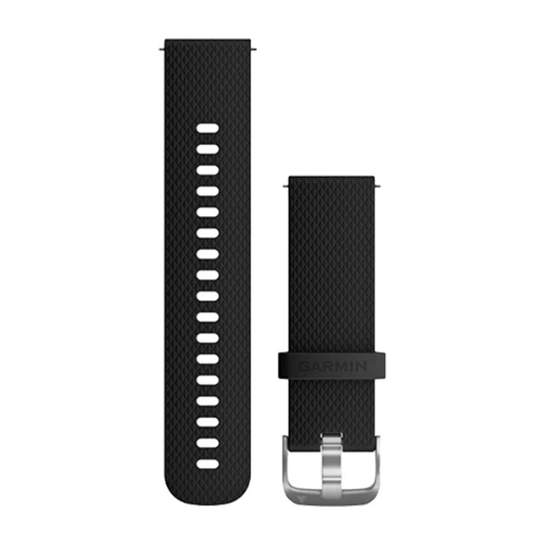Garmin Quick Release Urrem 20 mm silikone, sort - Power.dk Garmin Quick Release Urrem 20 mm silikone, sort - Power.dk