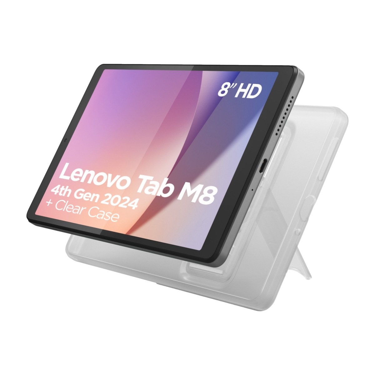 Lenovo Tab M8 (4th Gen) 32 Gt 8" tabletti + suojakotelo + näytönsuoja ...