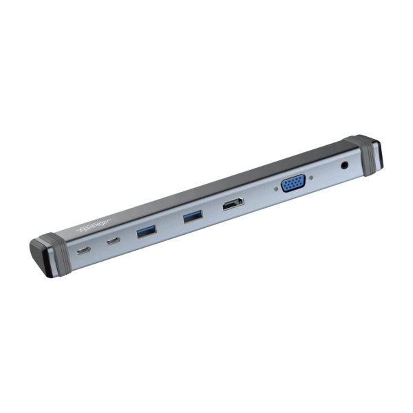 DACOTA PLATINUM USB-C MULTIPORT DOCK, GRÅ - Power.dk
