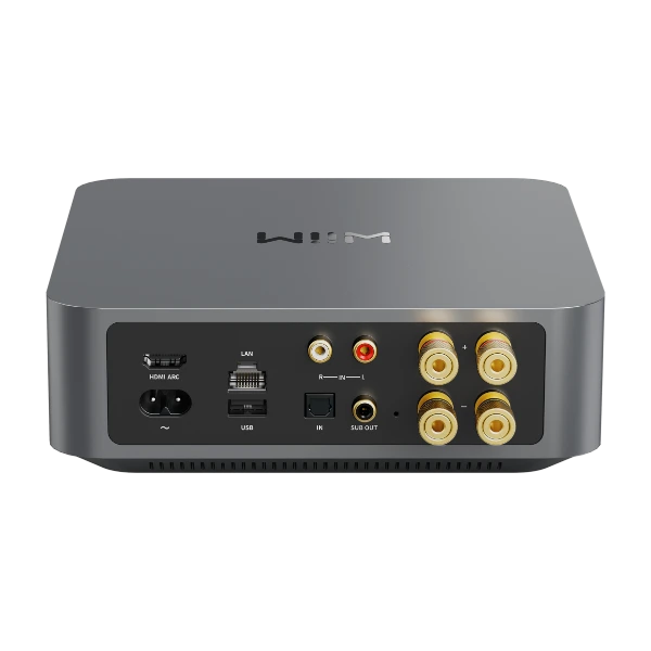 WiiM Amp Streamingforstærker, mørkegrå - POWER.dk