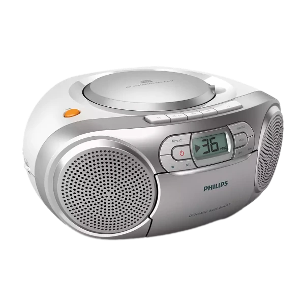Philips AZ127/12 bærbar CD-afspiller, sølv - POWER.dk