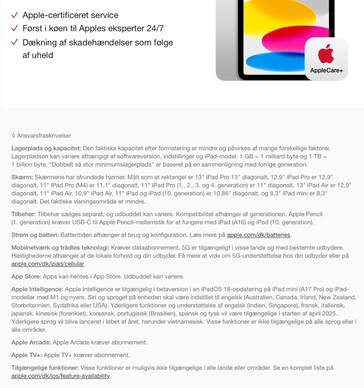 Apple iPad 11" (A16) Wi-Fi 128 GB, sølv - POWER.dk