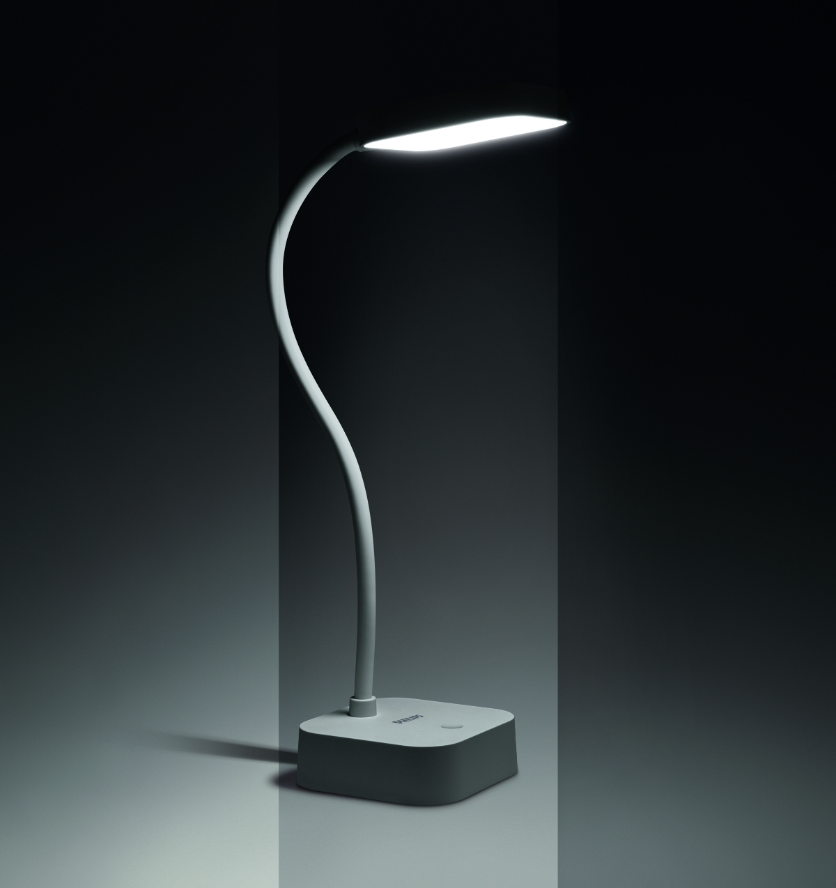 Philips Rock DSK211 LED-pöytälamppu 5000K, valkoinen - Power.fi