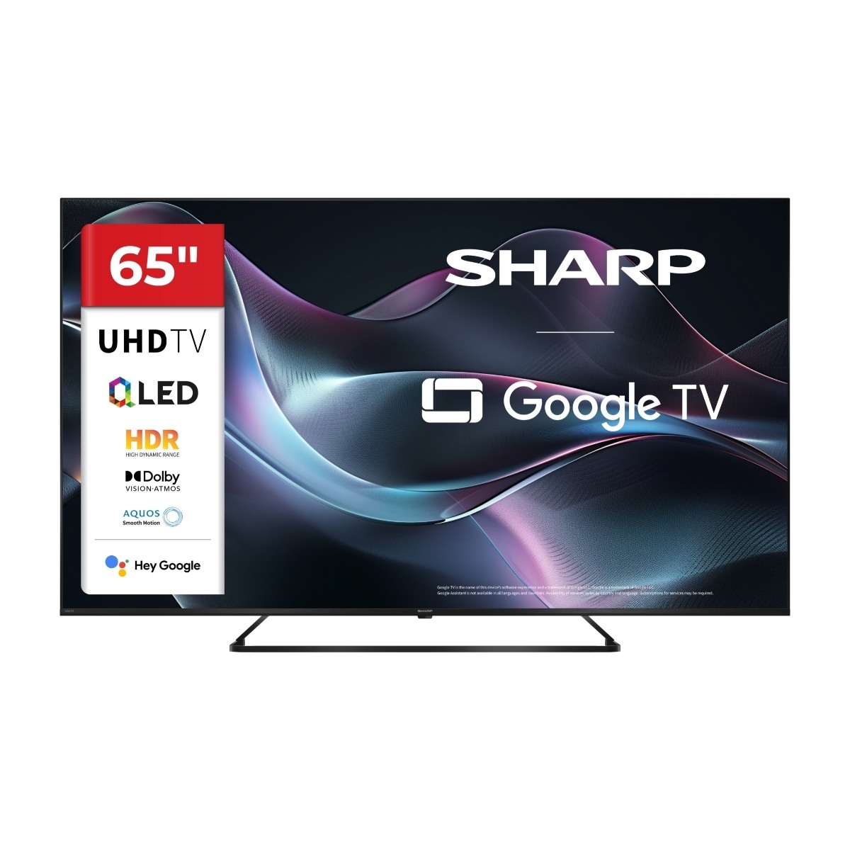 Sharp 65" 4K QLED Google TV 65HP6465E - Power.se