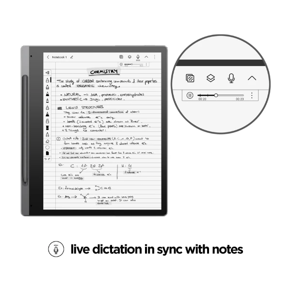 Lenovo Smart Paper 64 GB 10,3" digital notatbok - Power.no