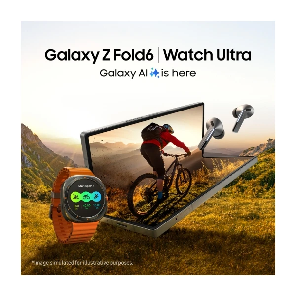 Samsung Galaxy Watch Ultra LTE, Titanium Silver - Power.no