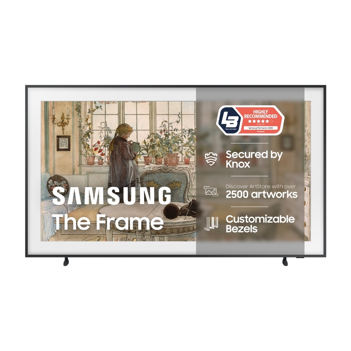 Samsung 55" The Frame 2024 4K QLED TV TQ55LS03DAUXXC - POWER.dk