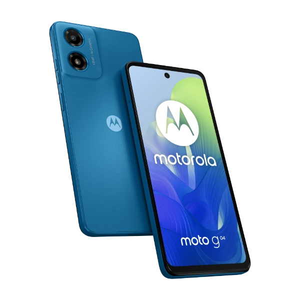 MOTOROLA MOTO G04 64 GB SMARTPHONE, SATIN BLUE - Power.dk
