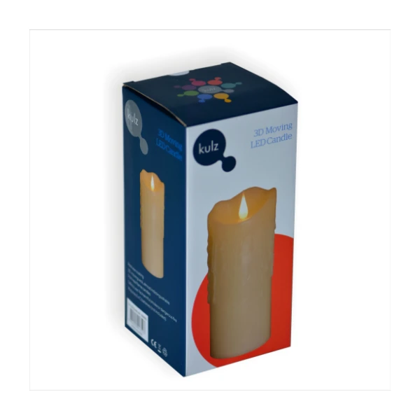 Kulz 3D Liikkuva LED kynttilä - Power.fi