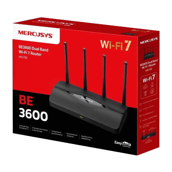 MERCUSYS MR27BE Wi-Fi 7 -reititin - Power.fi
