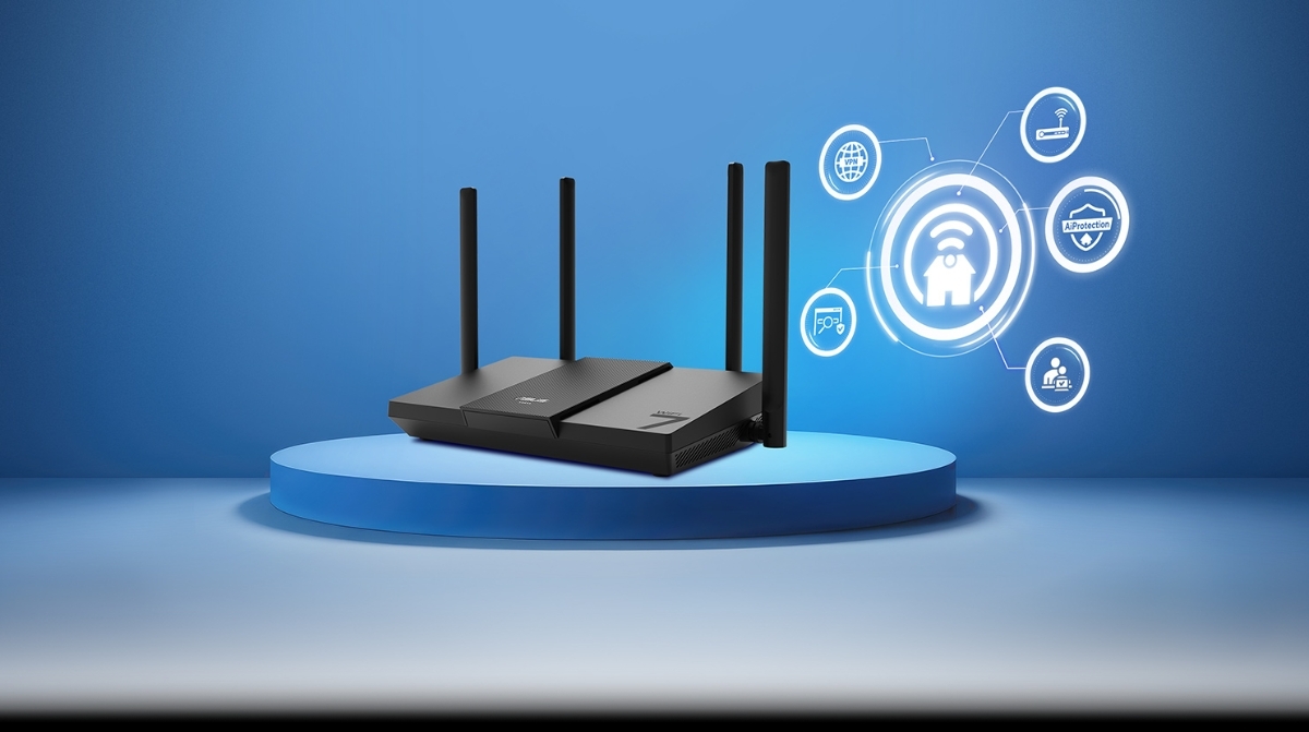 ASUS RT-BE50 BE3600 Wi-Fi 7 -reititin - Power.fi