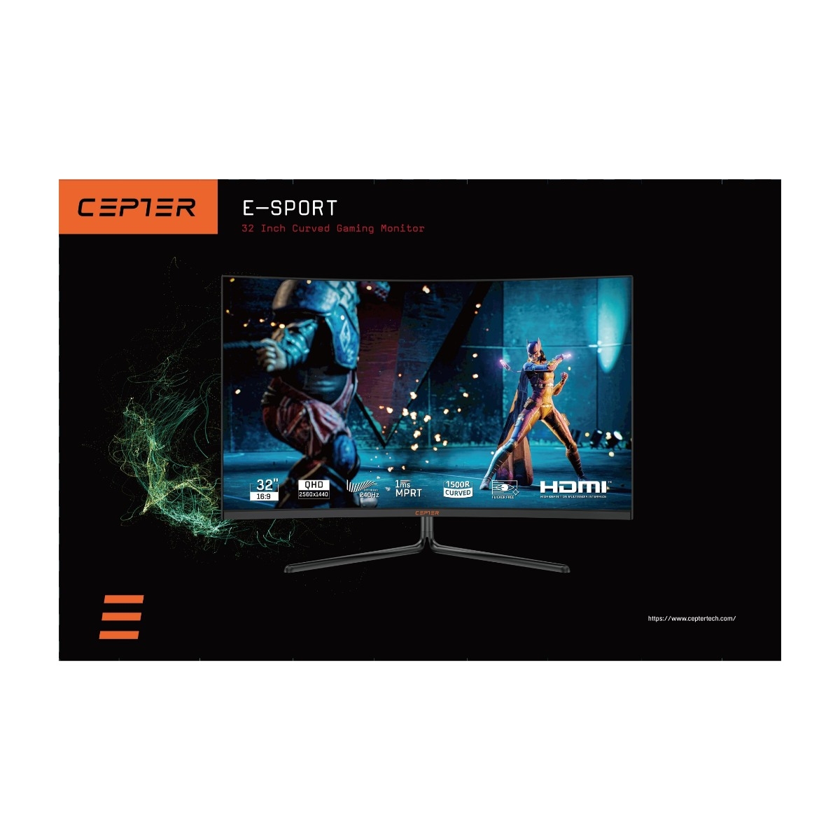 Cepter E-Sport Pro 32" QHD gaming monitor - CEPTER