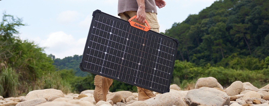 JACKERY SOLARSAGA 80W SOLCELLEPANEL - Power.no