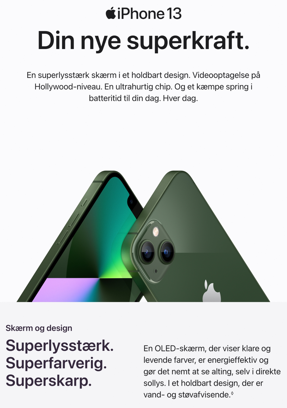 Apple iPhone 13 128 GB, Stjerneskær - POWER.dk