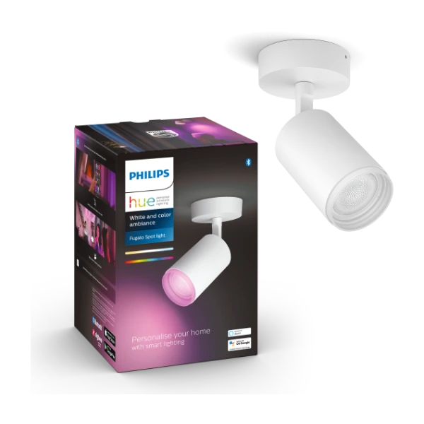 Philips Hue WCA Fugato Single spotlight, vit - Power.se