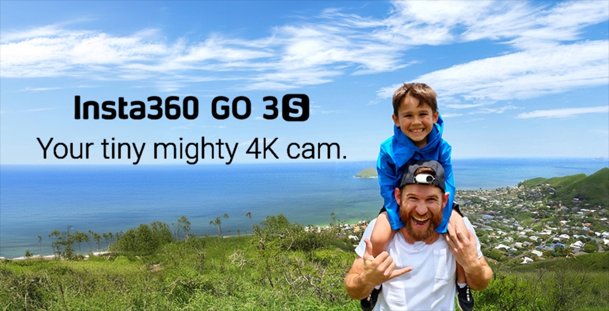 Insta360 GO 3S actionkamera 64 GB, Midnight Black - POWER.dk