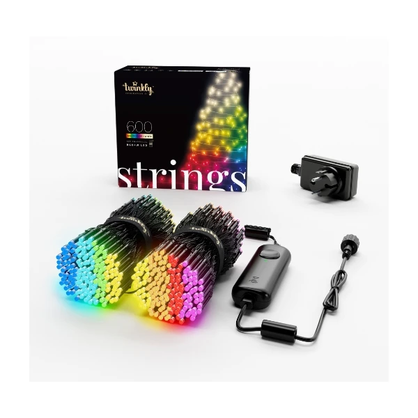 Twinkly Strings RGB+W Smart lysslynge 600 LED - Power.no