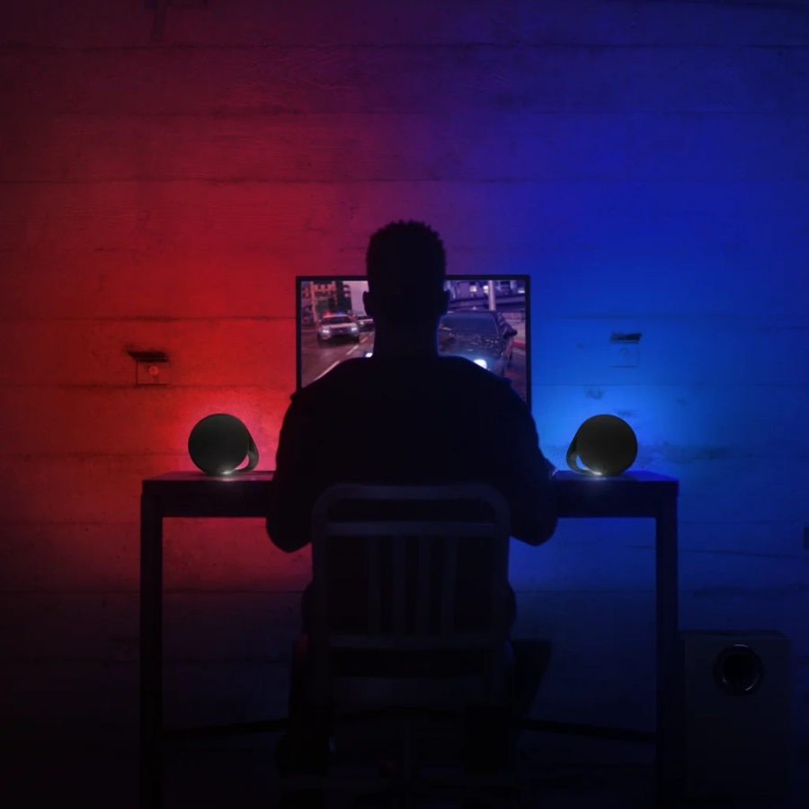 Logitech G560 LIGHTSYNC RGB 2.1 PC gaming højttalersystem - POWER.dk