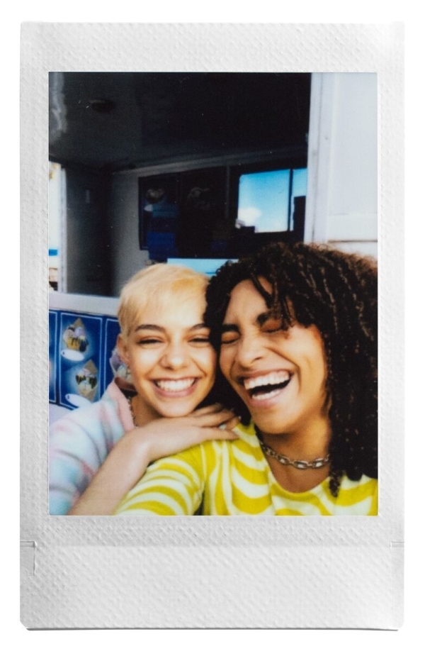 Fujifilm Instax Mini 12 instant camera + 10 stk Instant Film, hvid ...