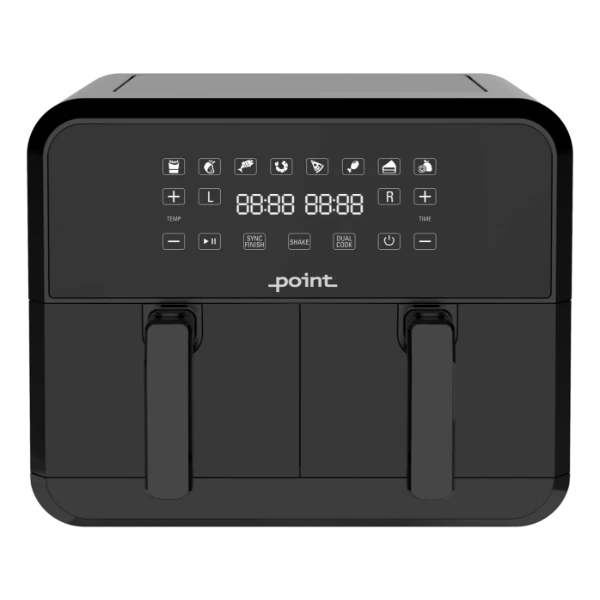 POINT POAFT08003 DUAL BASKET AIRFRYER - Power.fi