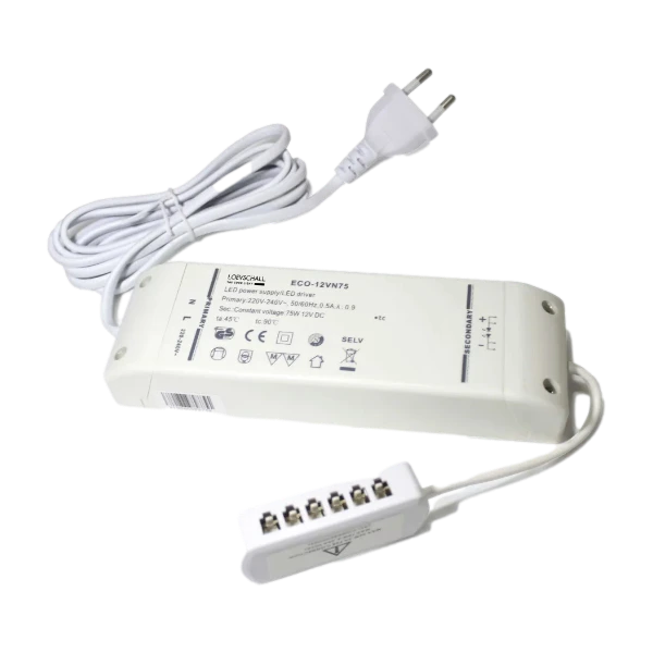 Loevschall multiwhite transformator 12V 75W IP44 ikke dimbar - Power.no