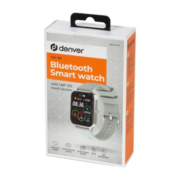 Denver Sw-181 Bluetooth smartklokke, grå - Power.no