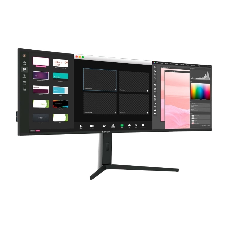 Cepter Pulse 49" DQHD monitor - CEPTER