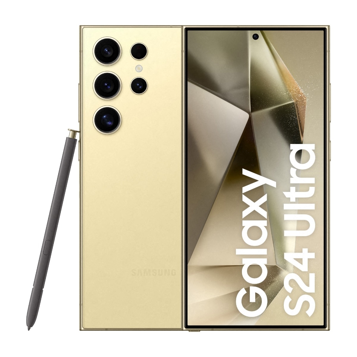 Samsung Galaxy S24 Ultra 256 GB, Titanium Yellow - POWER.dk