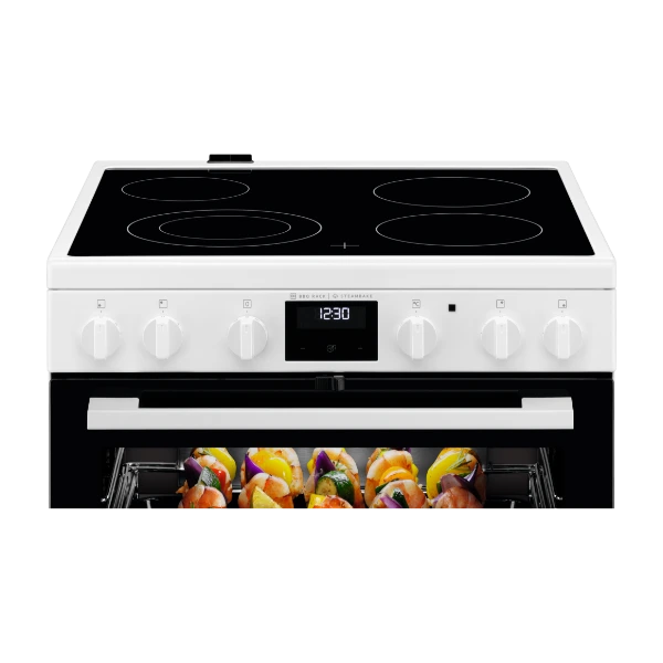 Electrolux 600-serien LKR66449NW keramisk komfyr, 230V - Power.no