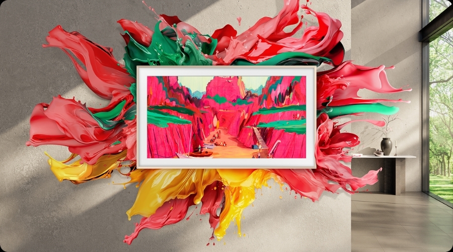 Samsung 65" The Frame Pro LS03FW Neo QLED 4K Edge Mini LED Smart TV ...