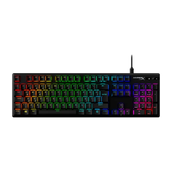 HyperX Alloy Origins PBT mekaniskt tangentbord, HyperX aqua - Power.se