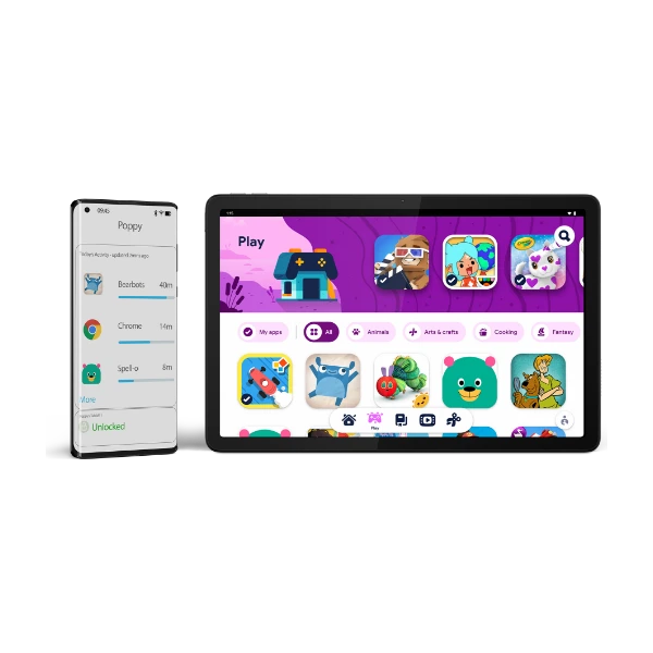 Lenovo Tab M11 (inkl. Folio Case og Tab Pen) 11" WiFi 128/8 GB tablet, grå - POWER.dk